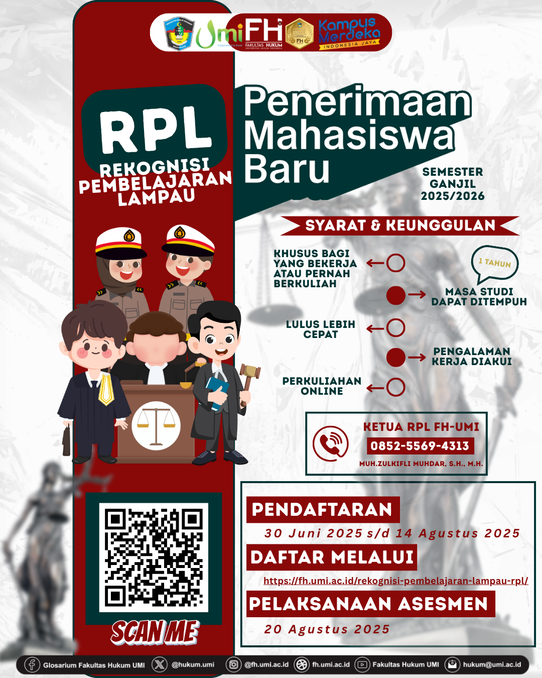 Rekognisi Pembelajaran Lampau (RPL) - Fakultas Hukum